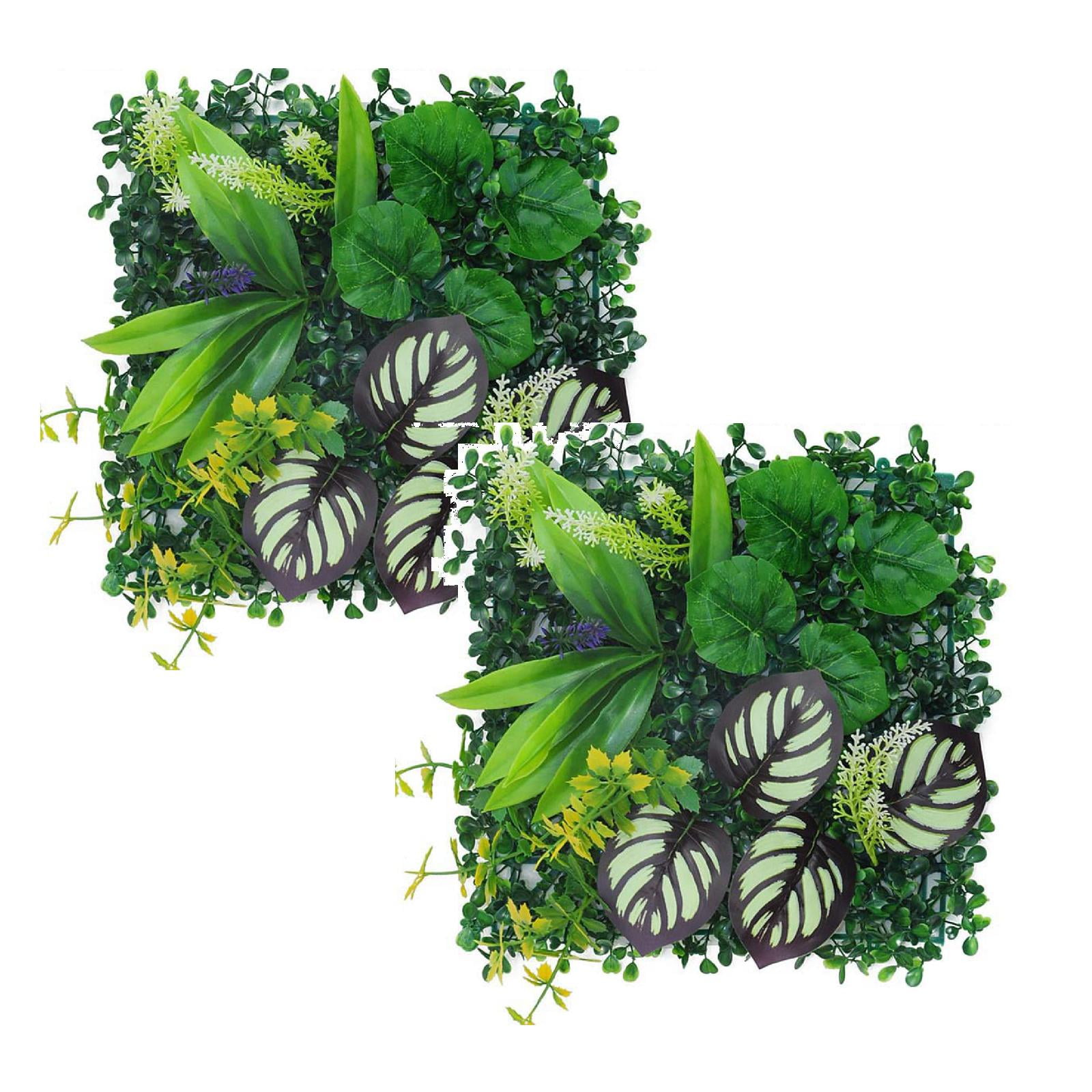 3/2/1pcs Artificial Plant Wall Panels Topiary Hedge Plant Privacy Hedge ...