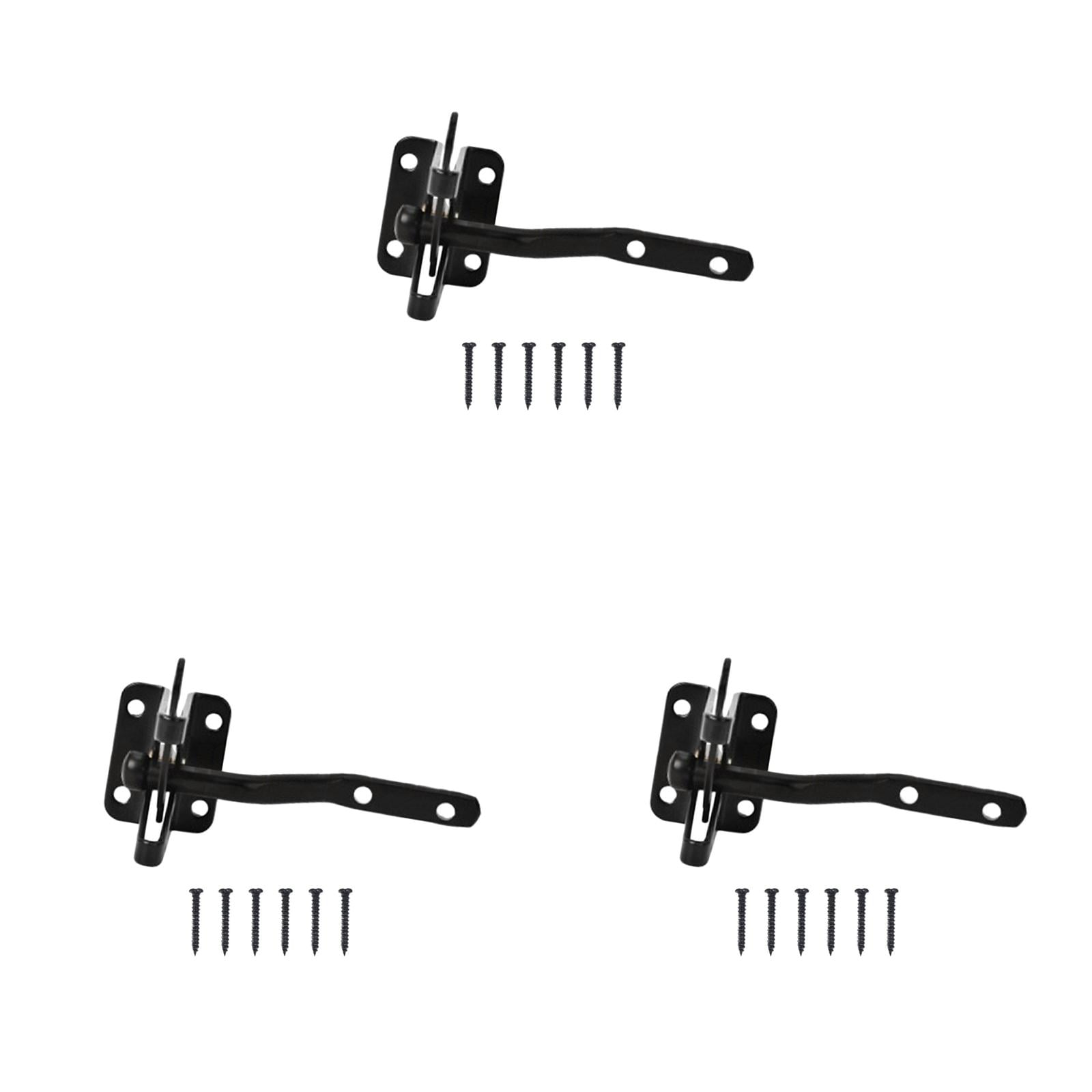 3/2/1pcs Automatic Single Side Wooden Fence Gate, Finish Steel Gate ...