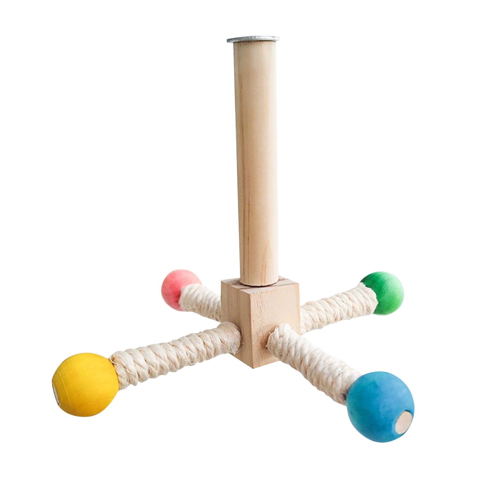 3/2/1pcs Bird Stand Perch Toy Parrot 360° Interactive Rotating Toy ...