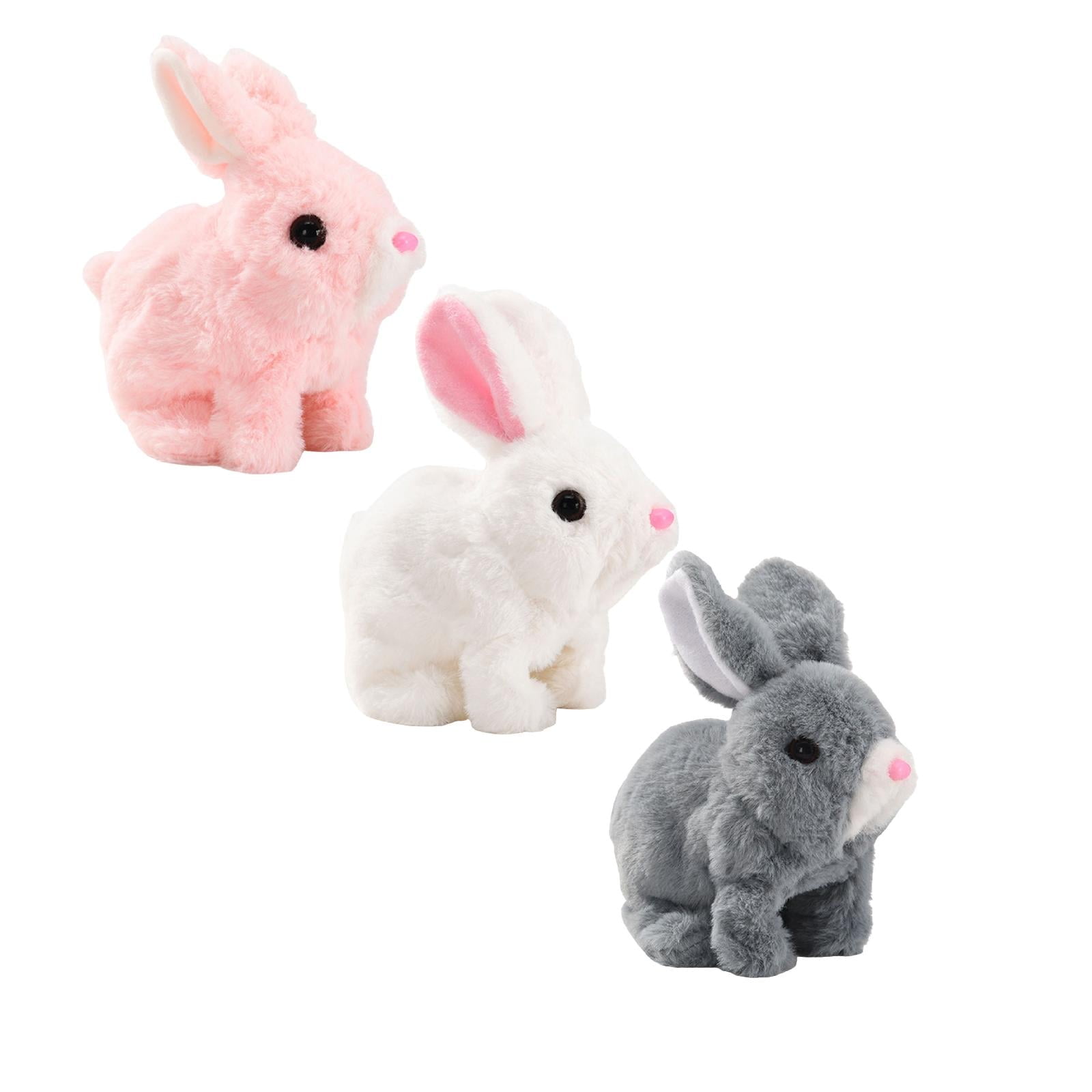 3/2/1pcs Bunny Toys Easter Plush Stuffed Bunny Toy Bunnies Can Walk And ...