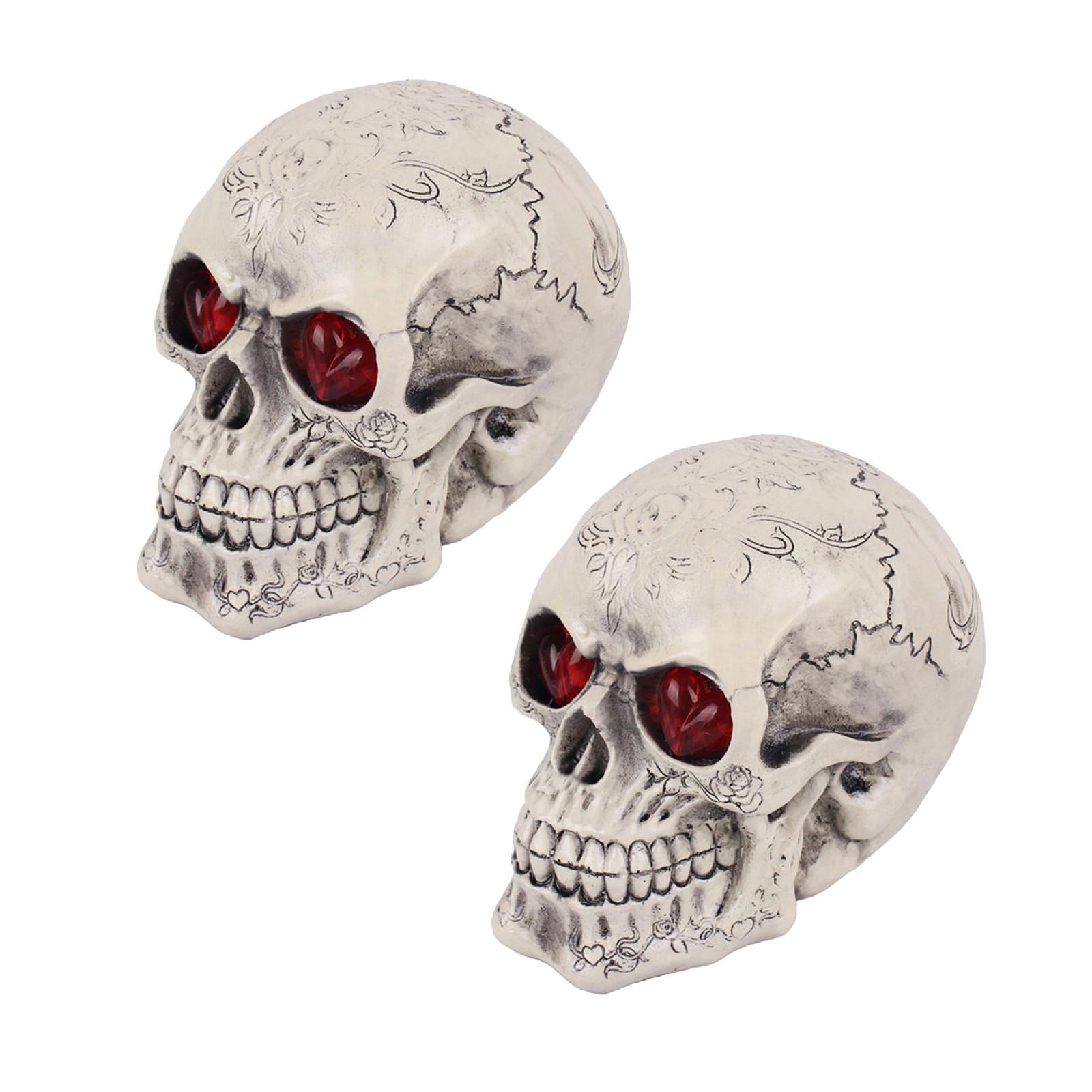 3/2/1pcs Hallo-ween Skull LED Skull Statue Light Hallo-ween Skeletons ...