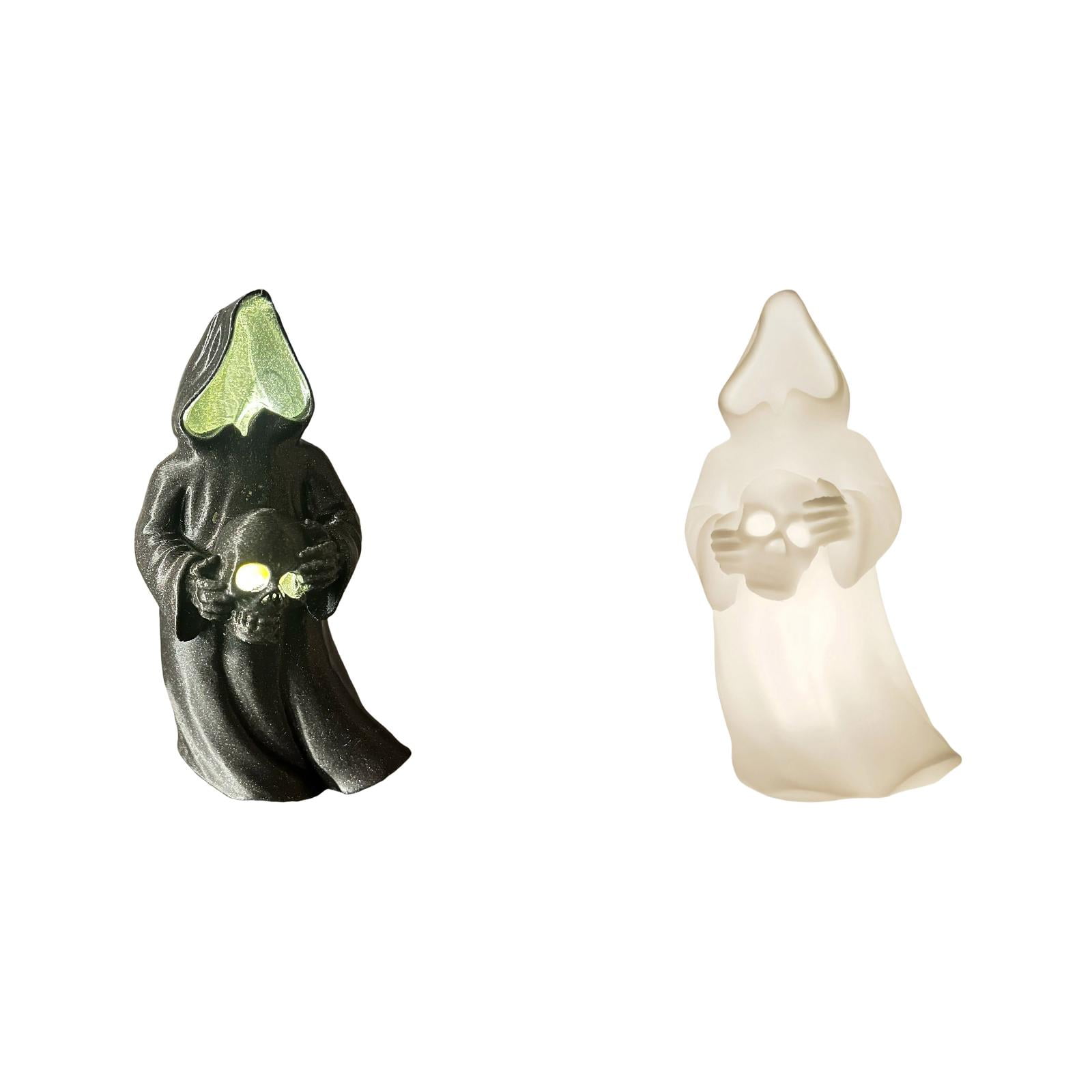 3/2/1pcs Halloween Ghost Statue with Lantern,Halloween Decorations ...