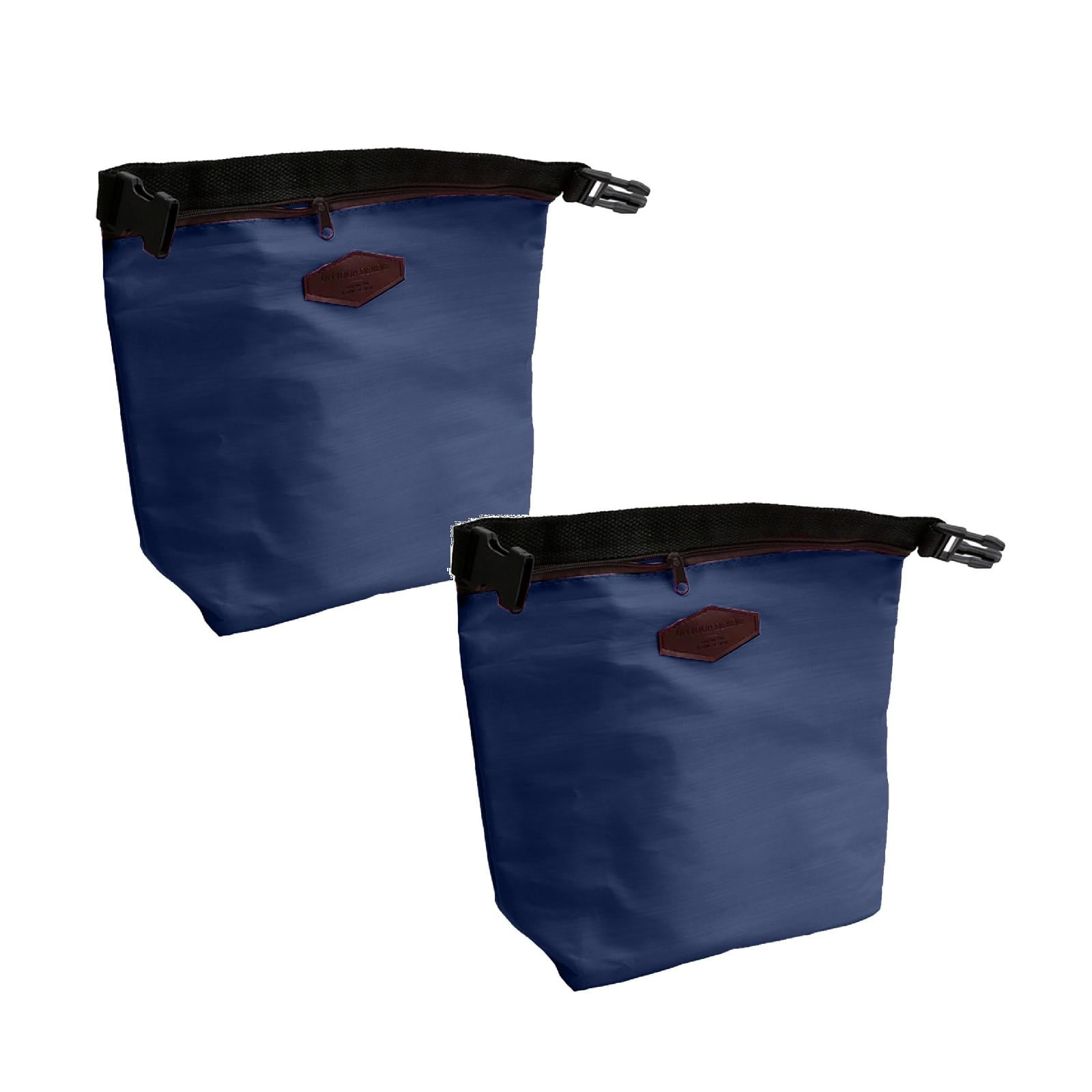 3/2/1pcs Insulated Lunch Bag Nylon Zippered Cooler Tote Picnic Pouch ...