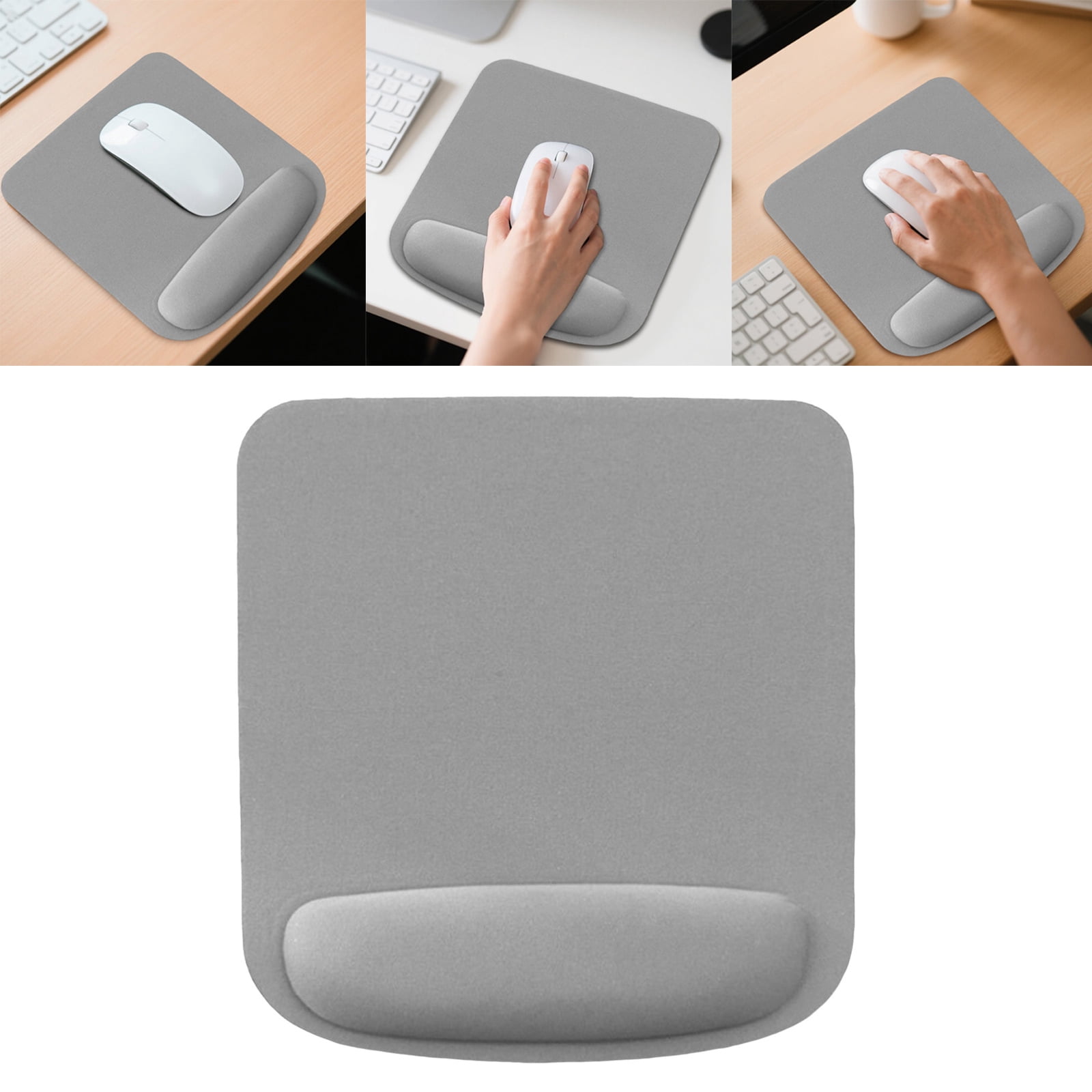3/2/1pcs Mouse Pad with Wrist Rest, Large Smooth Superfine Fibre Memory Foam Ergonomic Mouse Pad ...