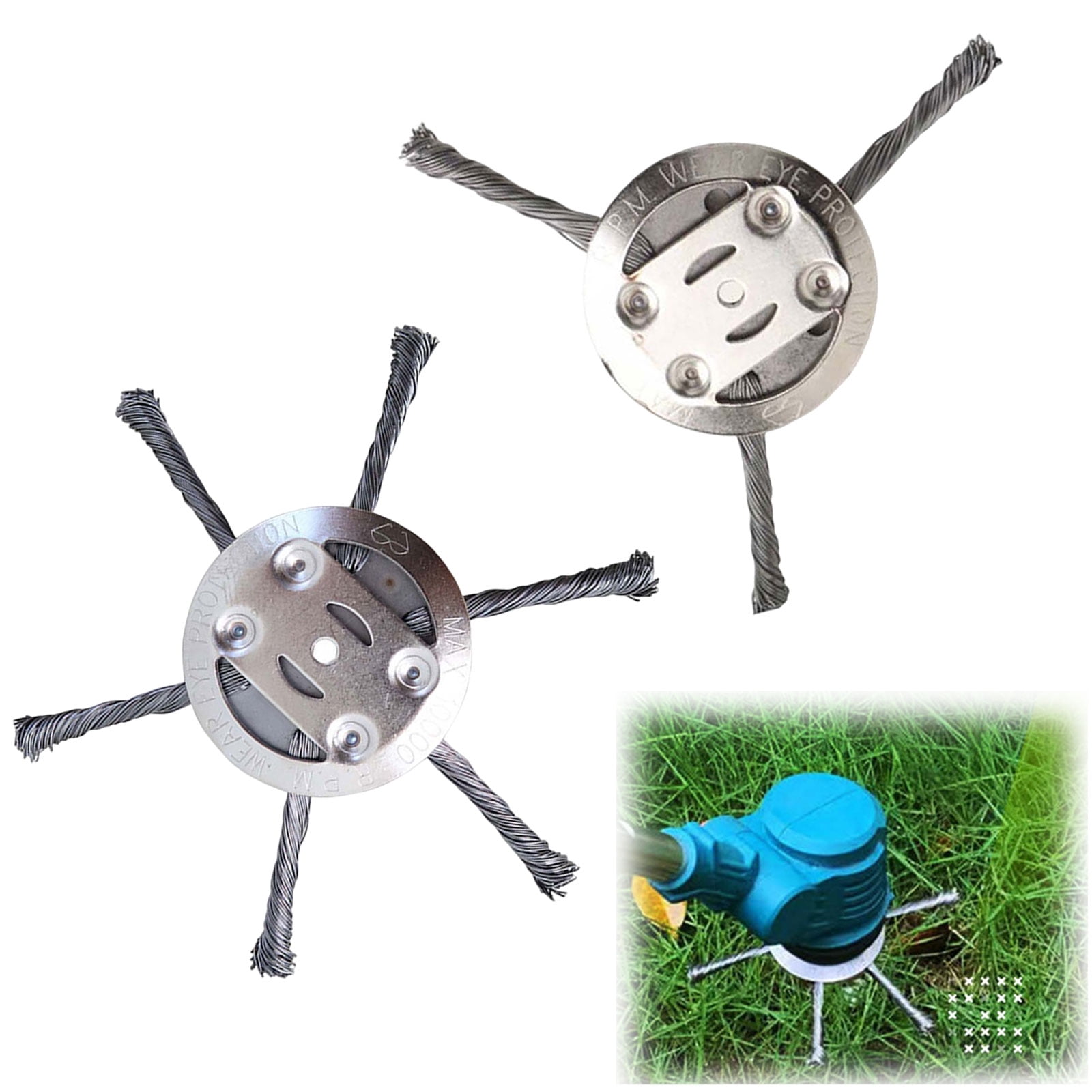 3/2/1pcs Steel Wire Grass Trimmer Head, 2025 New String Trimmer ...