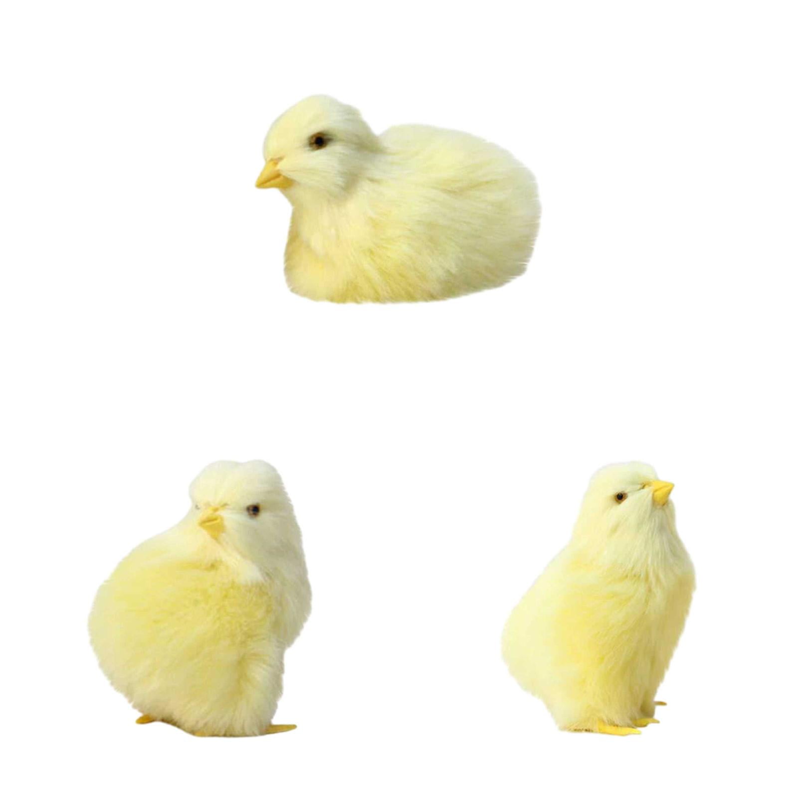 3/2/1pcs Yellow Chick Stuffed Animal Chicken Simulated Chicken Figurine ...