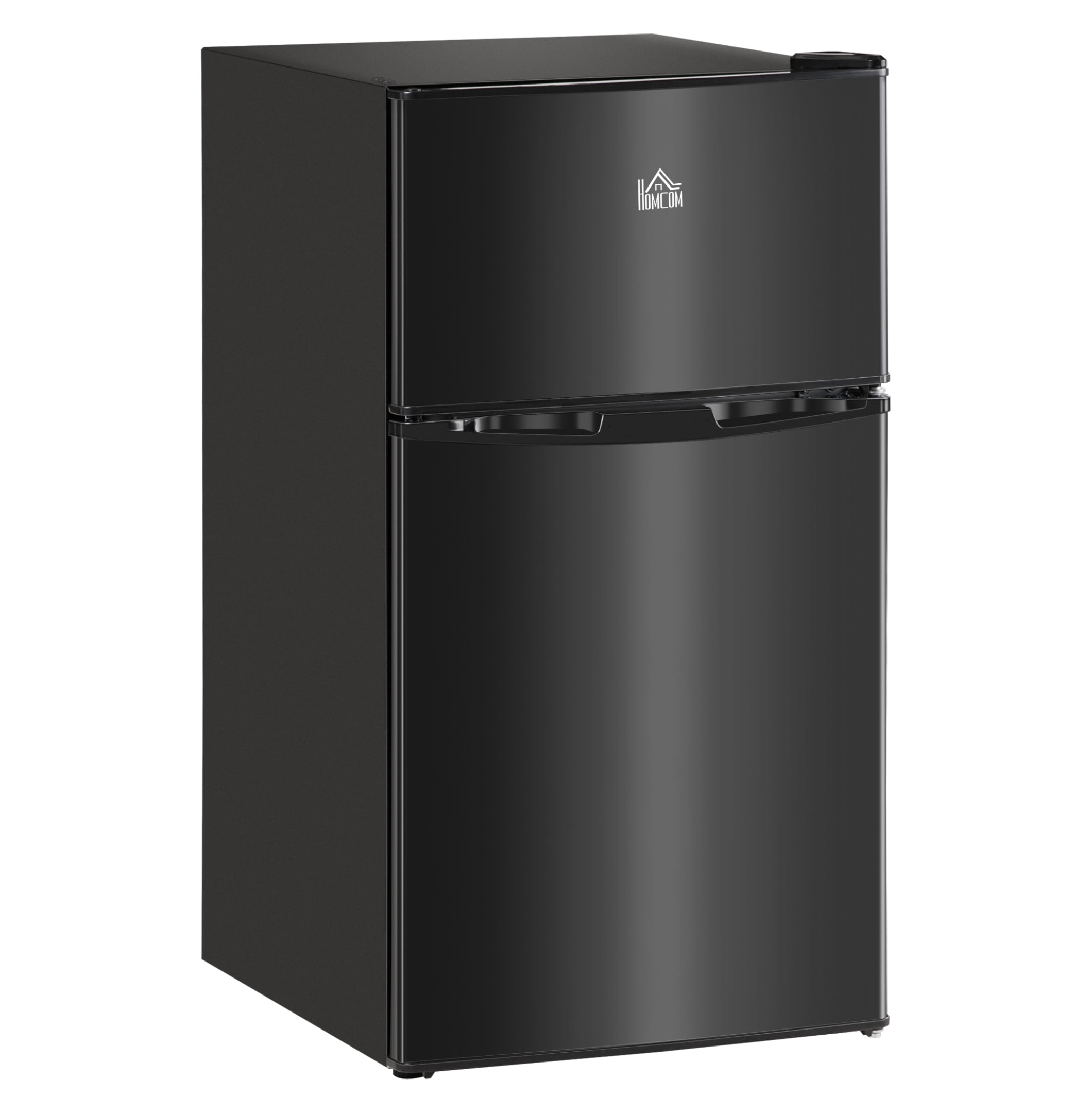 3.2 Cu.Ft Mini Fridge with Freezer, Double Door Compact Refrigerator ...