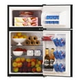 3.2 Cu.Ft Mini Fridge with Freezer, Double Door Small Refrigerator, 6 ...