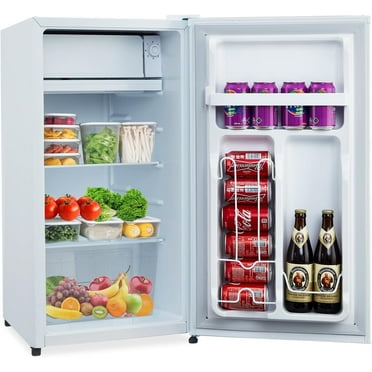 Mini Fridge with Freezer 3.2 Cu.Ft Small Refrigerator for Dorm Bedroom ...