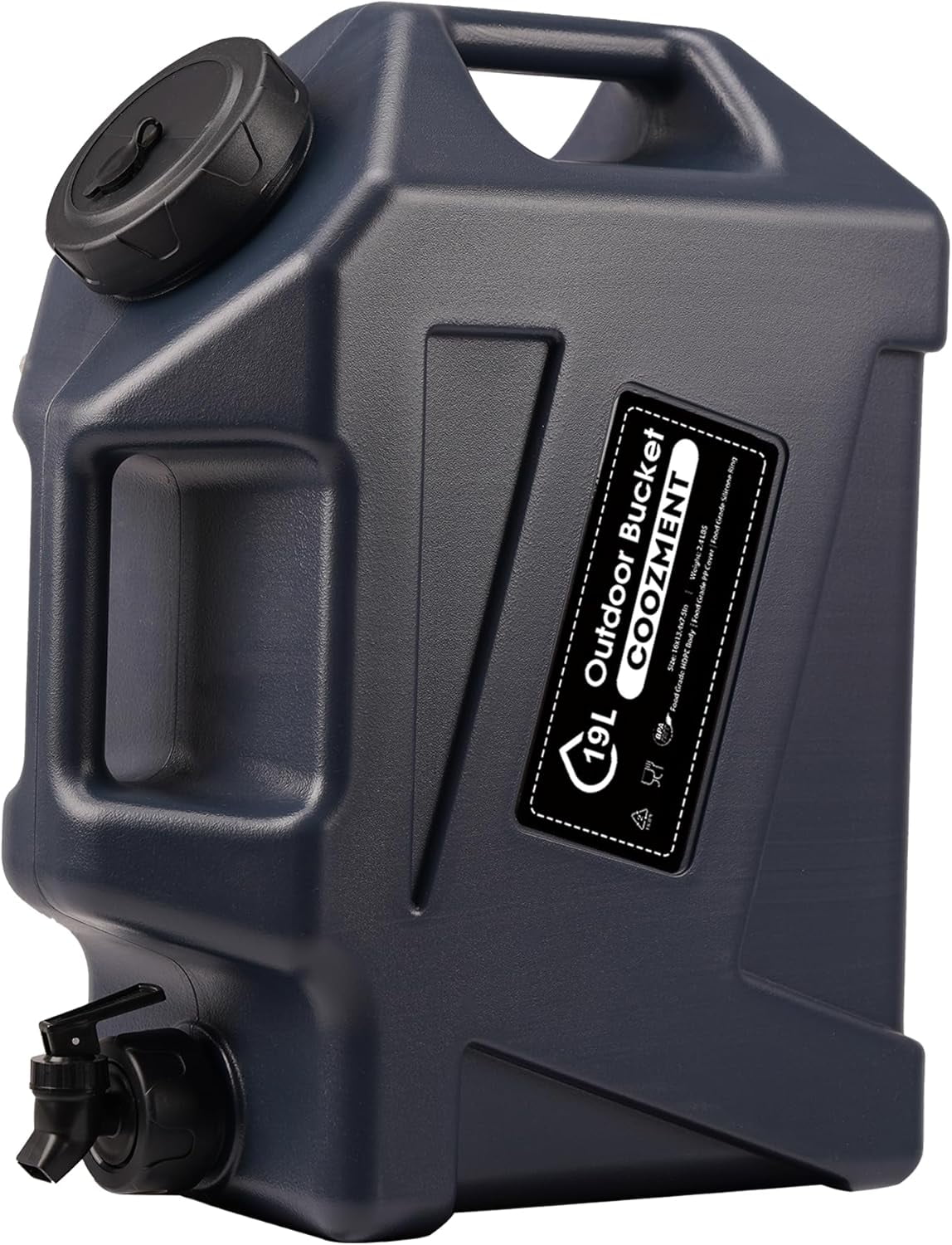 3.2 Gallon/5 Gallon Water Containers with Spigot, BPA Free Water Jug ...