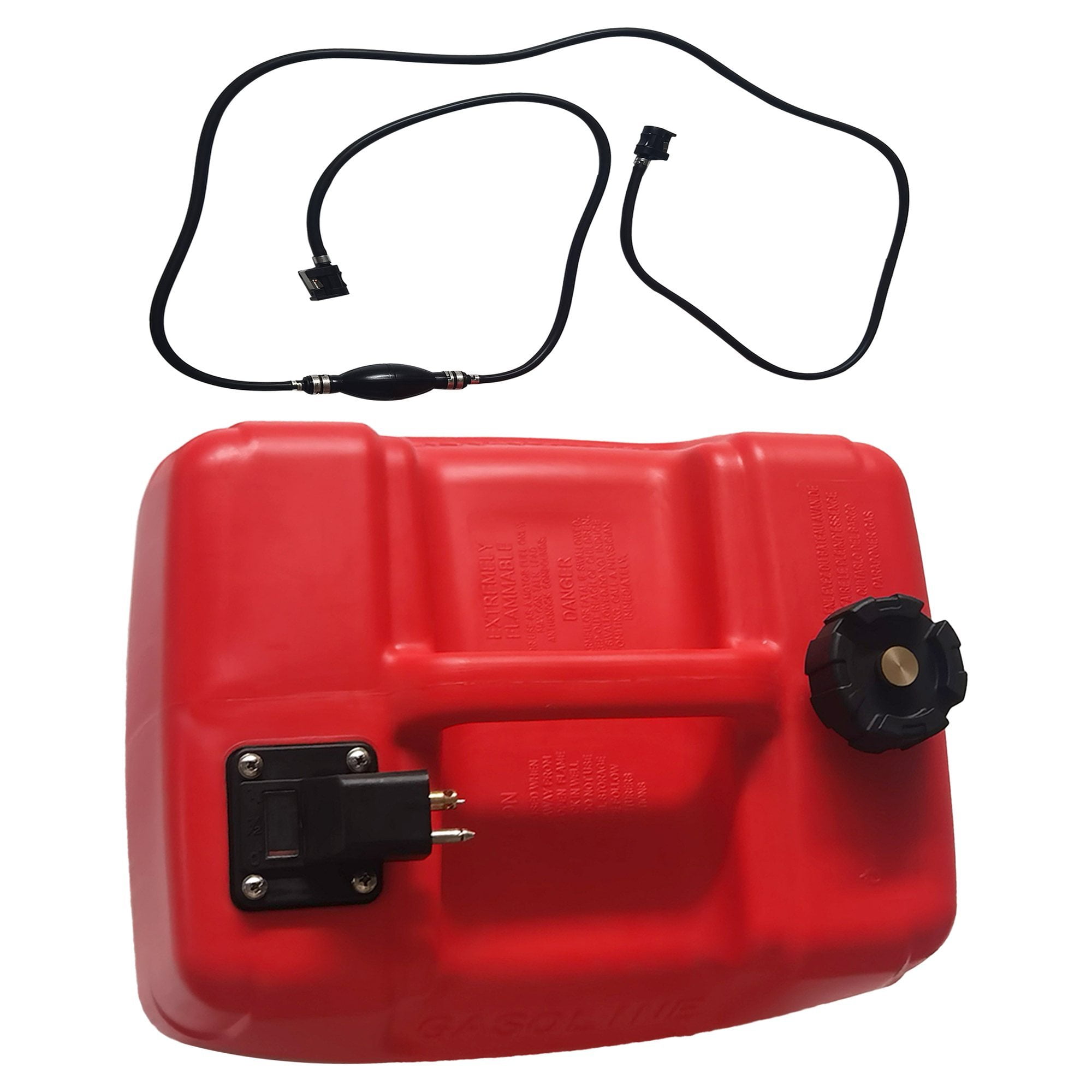 3.2 Gallon Portable Marine Tank External Fuel Tank Outboard Boat Motor ...