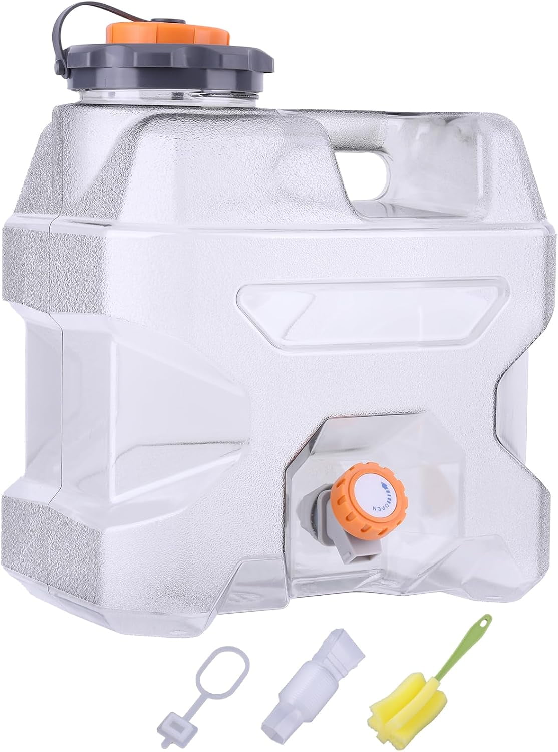 3.2 Gallon Water Jug with Spigot, Portable Water Tank BPA Free, Leak ...