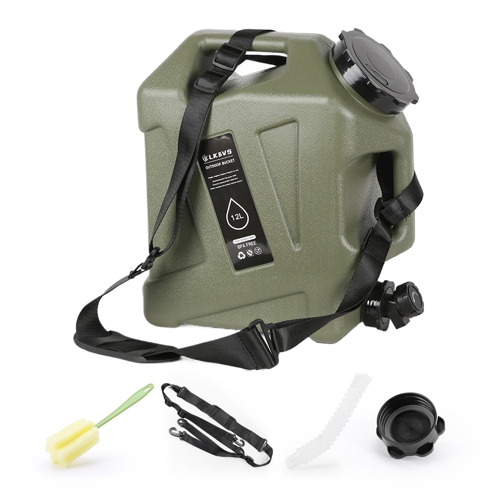 3.2 Gallon Water Tank, Water Container Set with Faucet Extension Tube ...