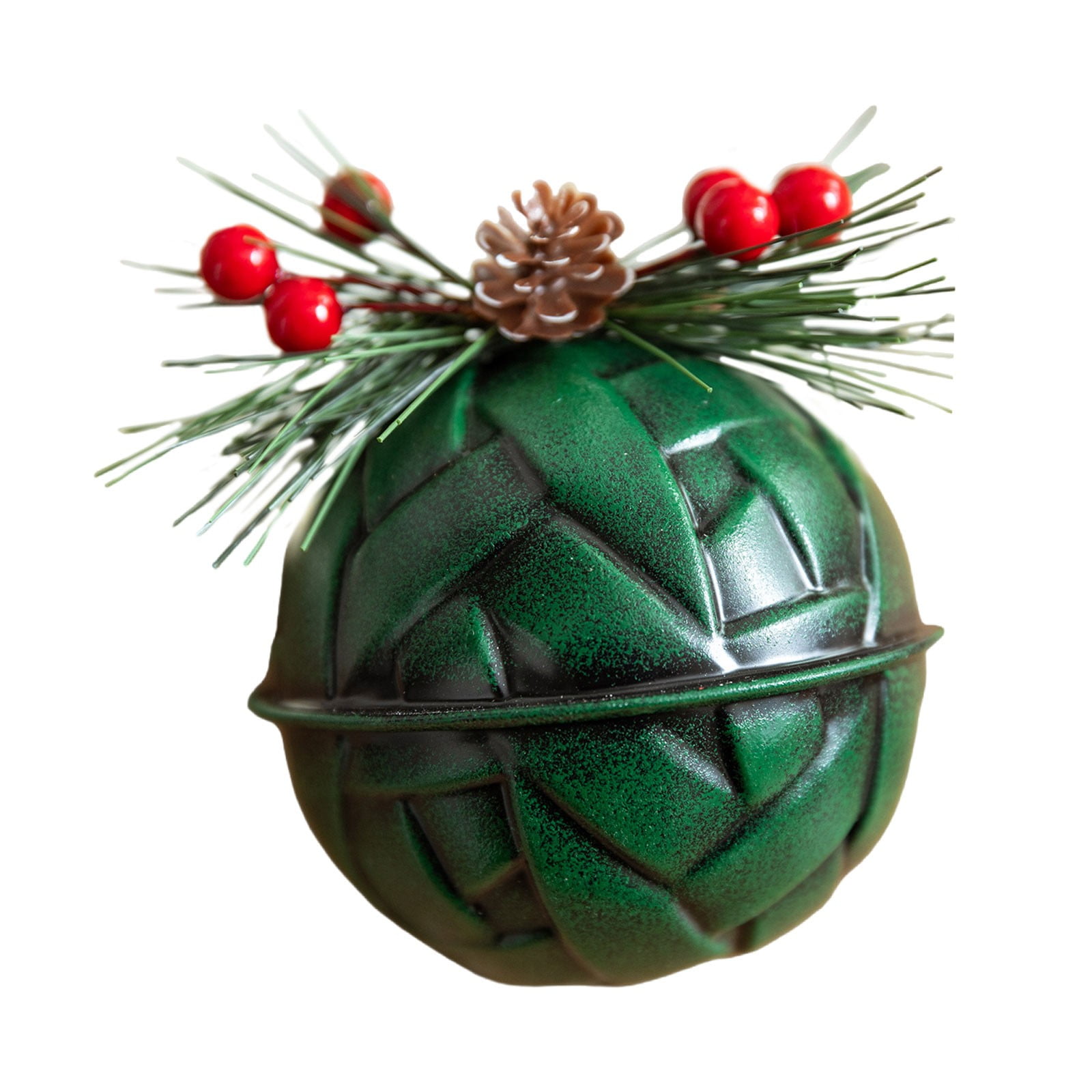 3.2-Inch Large Christmas Bell Ornament Pendant – Colorful Metal Bells ...