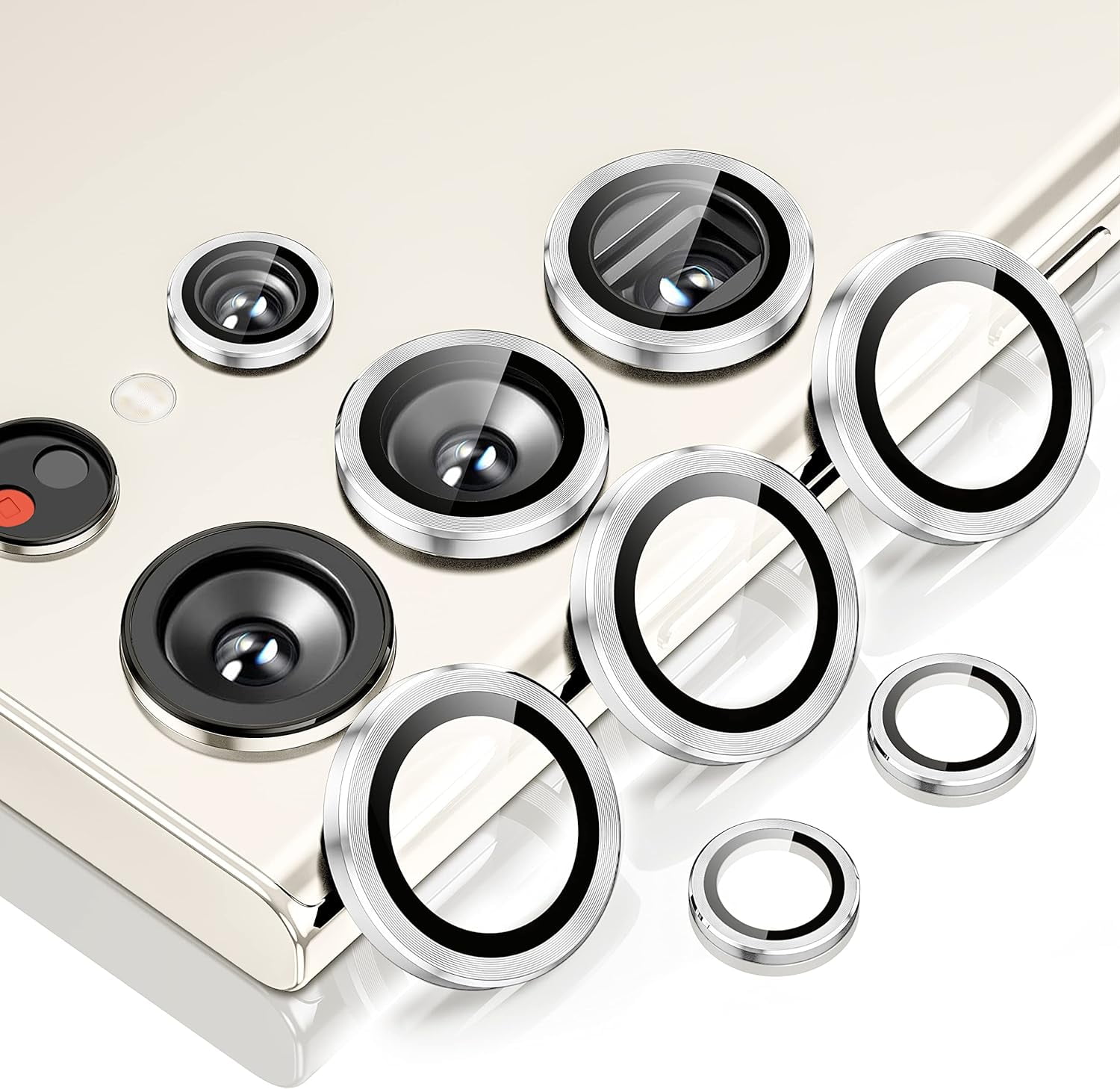 [3+2 Pack] for Samsung Galaxy S23 Ultra Camera Lens Protector -Scratch ...