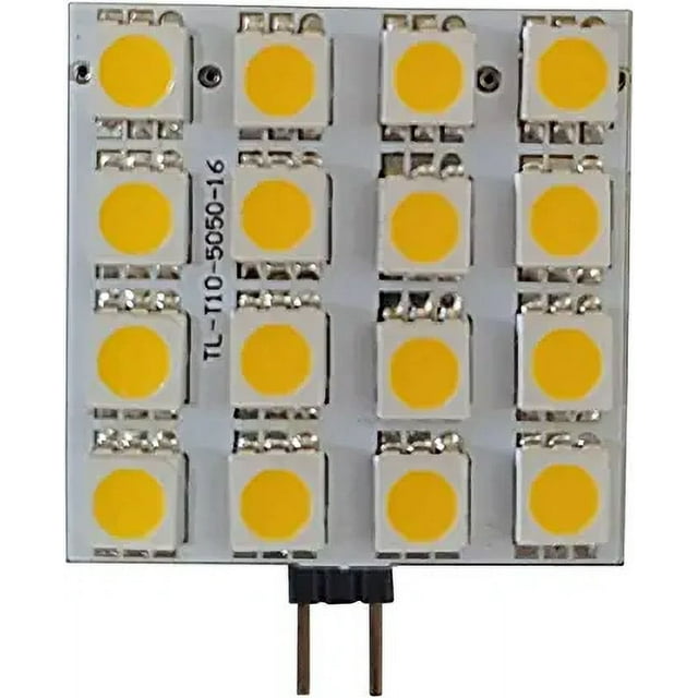 3.2 Watt G4 16-LED Square Bulb Replacement (2-Pin G4 Base Style ...