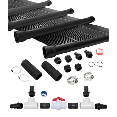 4'X20' Fafco Bear Solar Pool Heater W/ Integrated Valve and 6ft hoses ...