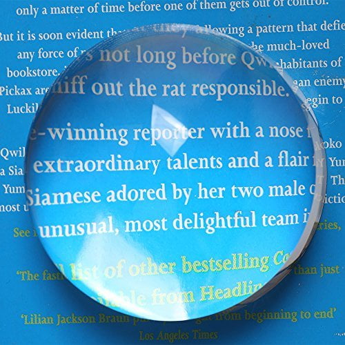3.2 inch Acrylic Paperweight Magnifier Reading Magnifying Glass - Dome ...