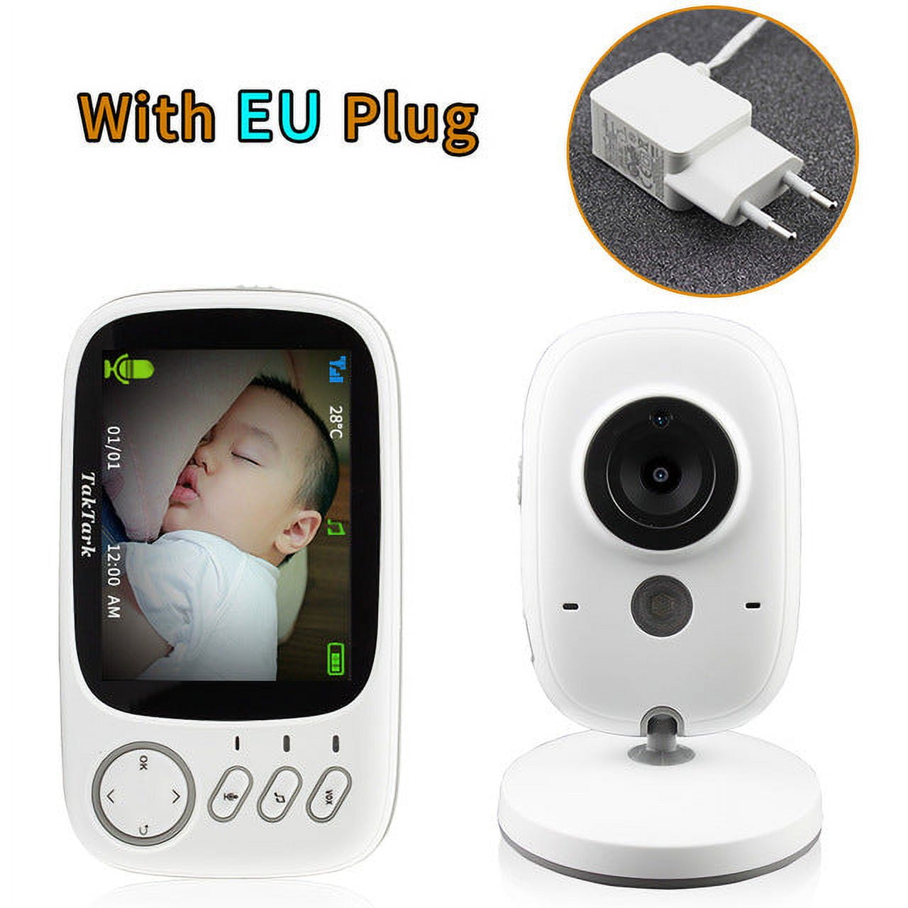 3.2-inch Wireless Video Baby Monitor - Walmart.com