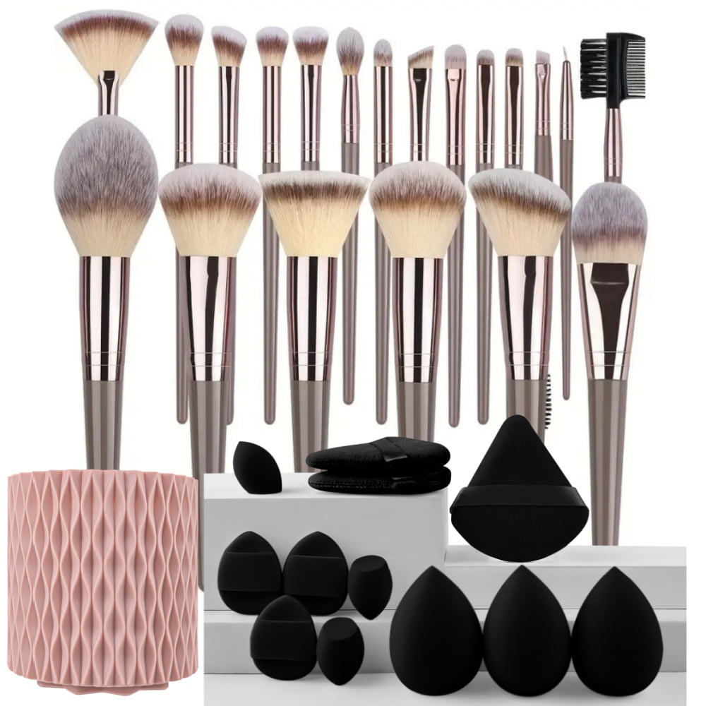 3-20PCS Makeup Brushes Set Eyeshadow Fluffy Foundation Concealer Blush ...