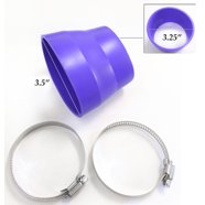 3.5" 89mm Air Intake Intercooler Rubber Coupler With Clamps BLACK ...
