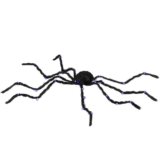 3.25" Halloween Prop Light-up Oversized Spider, Outdoor Halloween ...