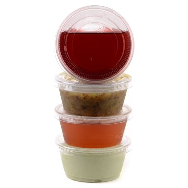 Plastic Gelatin Shot Cups with Lids, 2oz, 25-Pack, Clear - Walmart.com