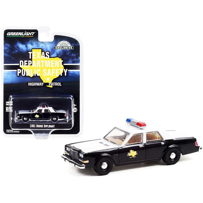 3.25 in. 1-64 Scale Diplomat Highway Patrol Texas Department of Public ...