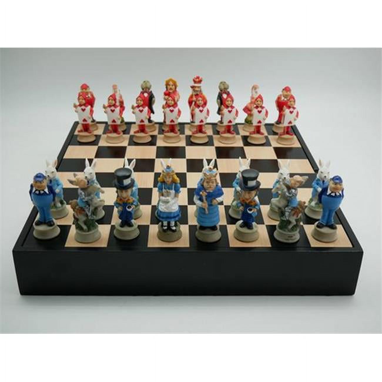 3.25 in. Alice in Wonderland Chess on Chest Board Game - Walmart.com