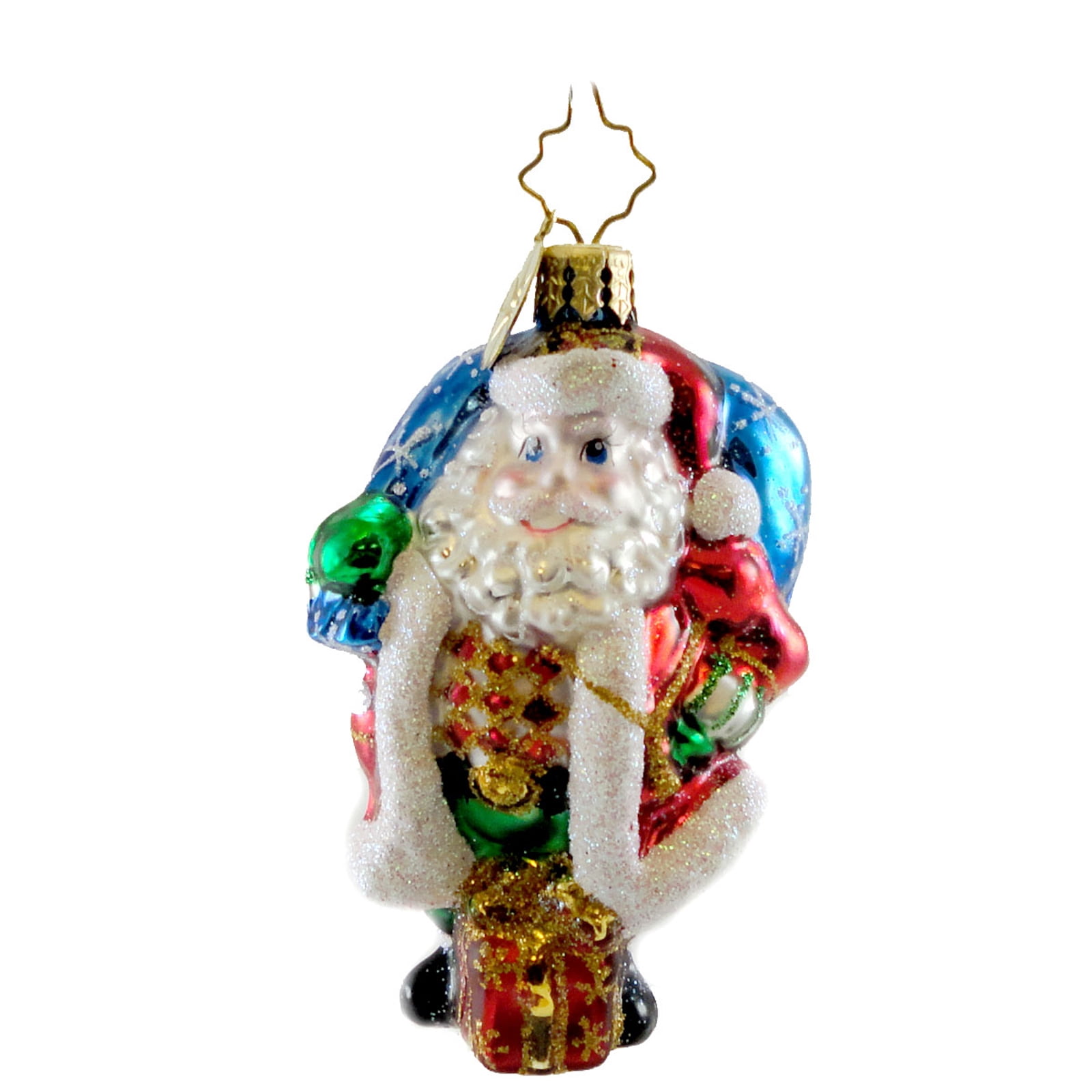 3.25In Nick Nack Nap Sack, Glass, Ornament Santa Christmas 1015085 ...
