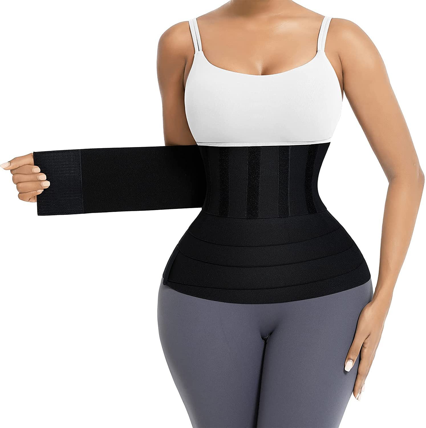 3 28 Feet Womens Waist Trainer Bandage Wrap Sauna Belt Long Torso