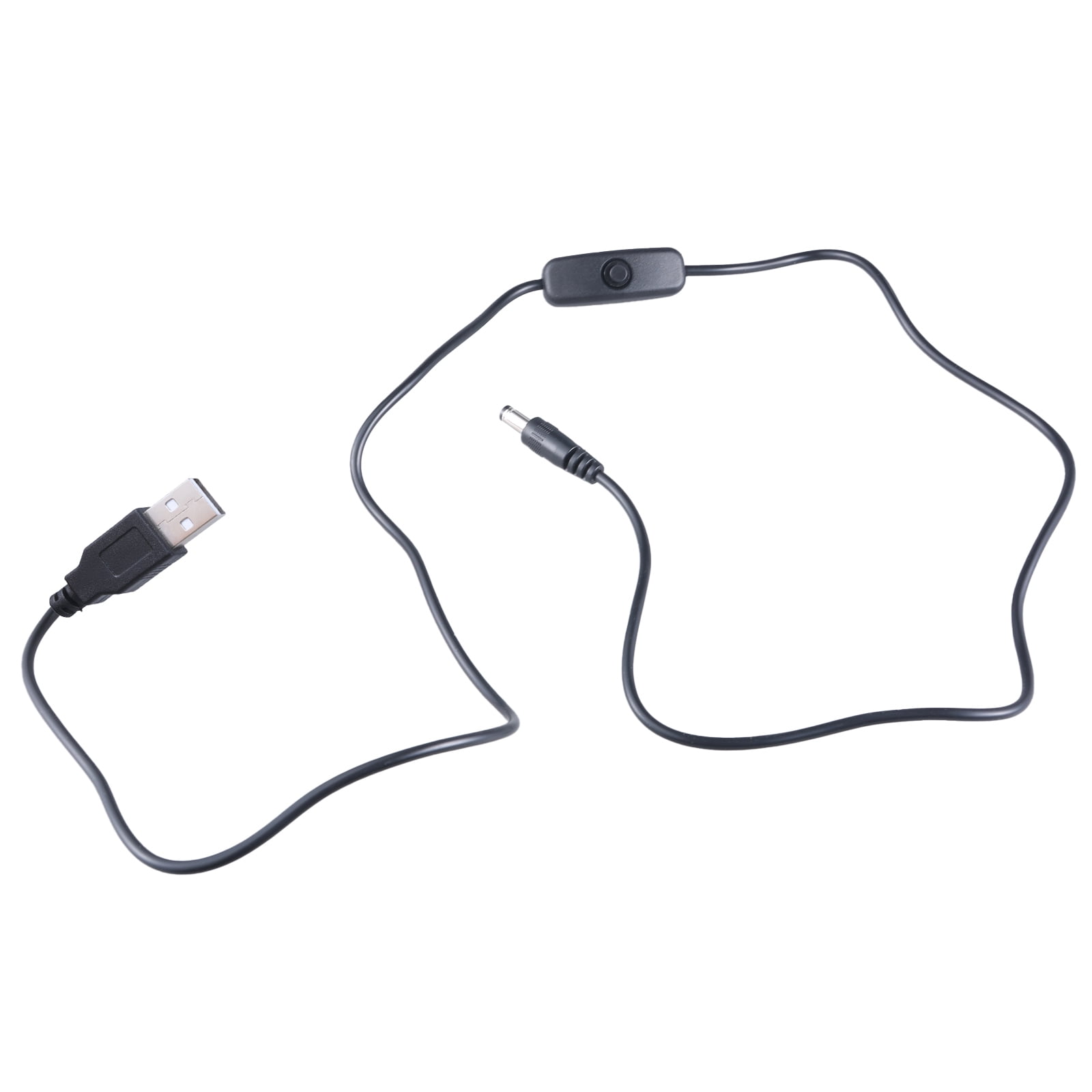 3.28ft Length 5V3A USB to DC5521 Power Cord Charging Cable Wire with ...