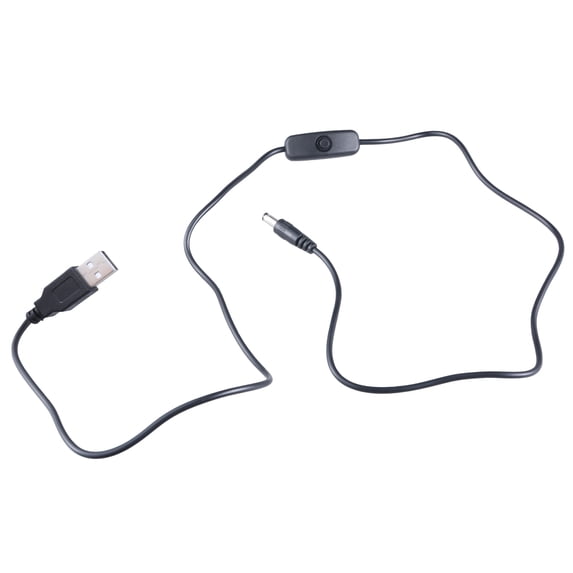 3.28ft Length 5V3A USB to DC5521 Power Cord Charging Cable Wire with ...