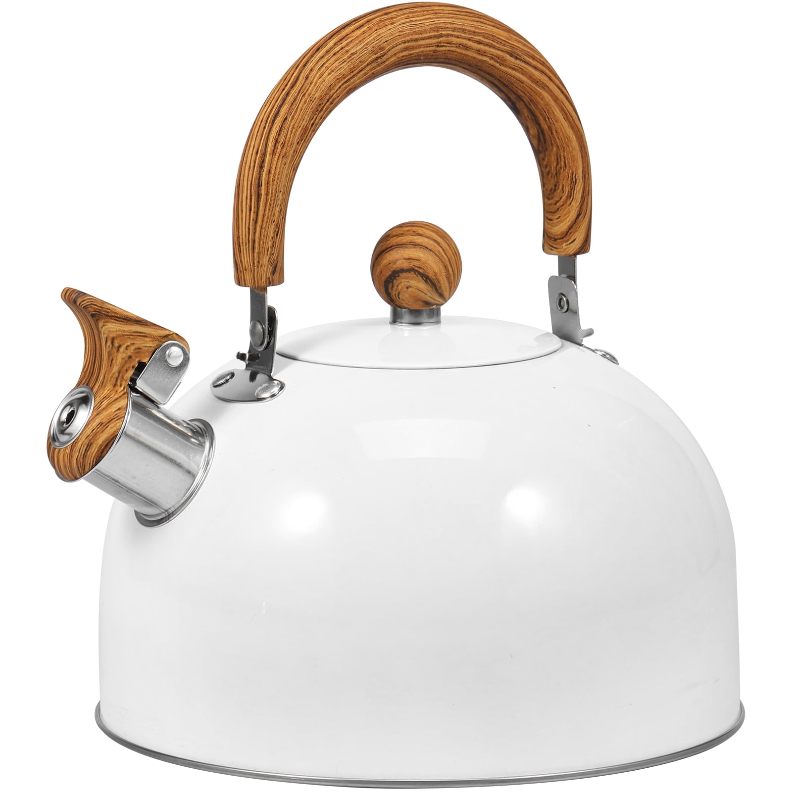 3/2L Tea Kettle with Anti-scald Handle Rustproof Whistling Tea Kettle ...