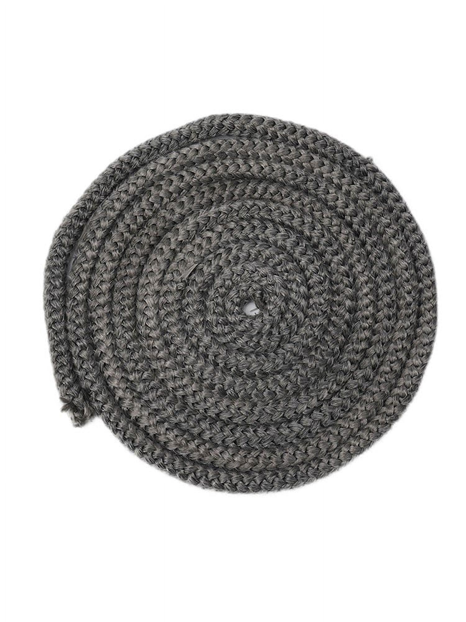 3/2M 12 Mm Fireplace Sealing Rope Black Stove Fire Rope Wood Burning ...