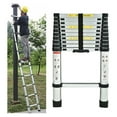 3.2M Telescopic Ladder 10.5FT Multi-Purpose Aluminium Telescoping ...