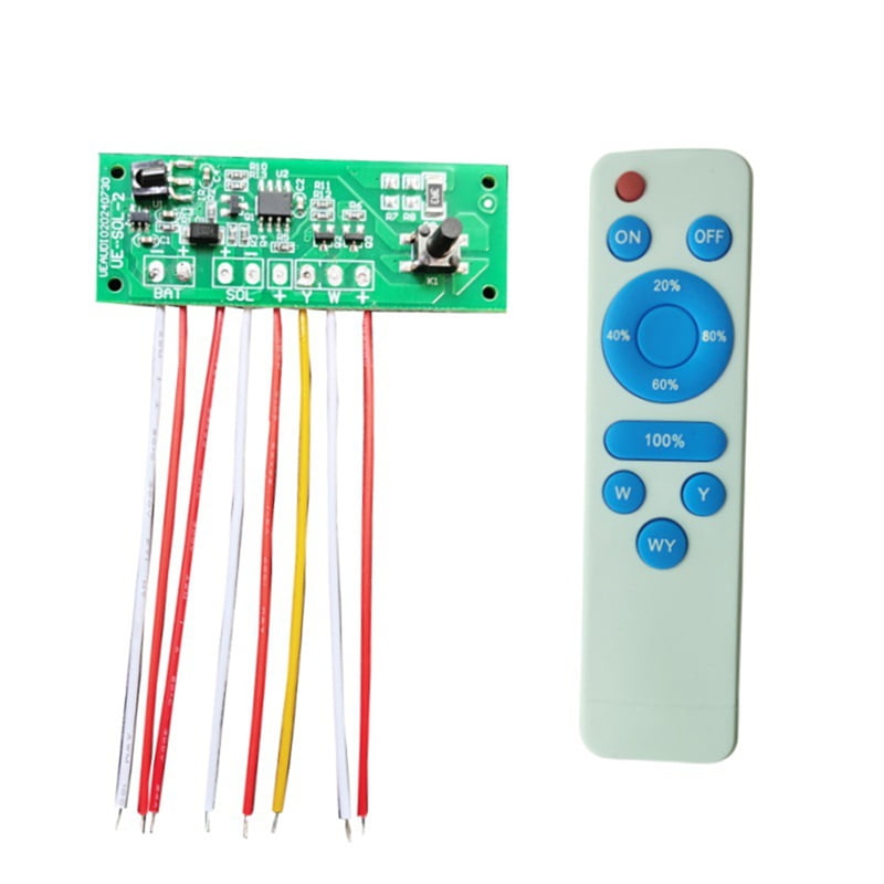 3.2V 3.7V Wall Light Control Board Two-Color Solar Lamp Controller ...