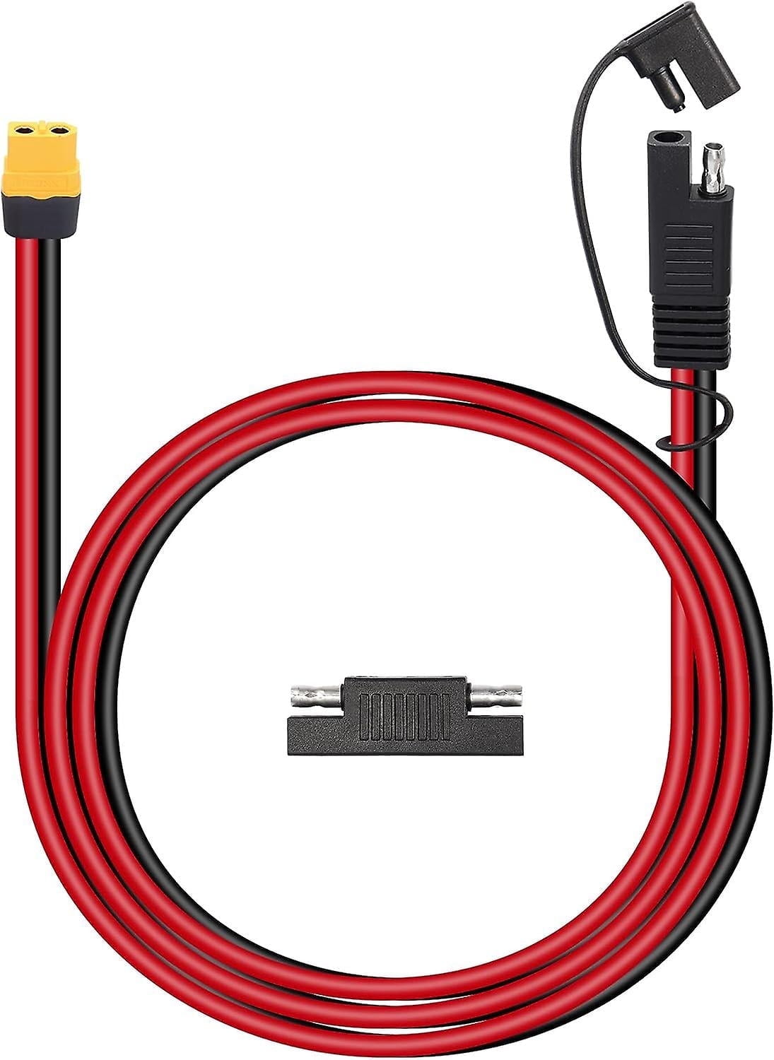 3.2ft 12awg Xt60 Female To Sae Extension Cable With Sae Connector For ...