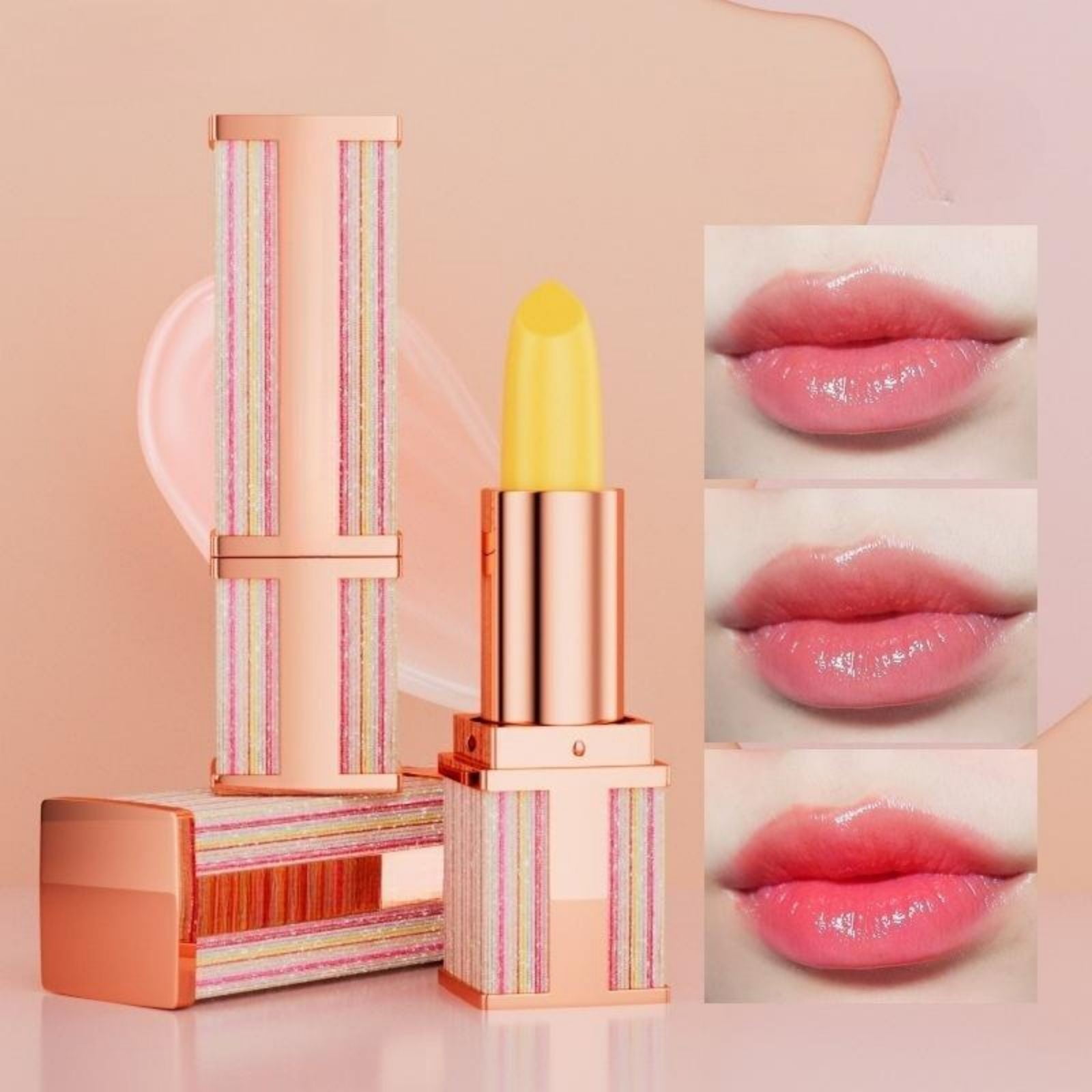 3.2g Lip Tint: Cup Fade Temperature Changing Moisturizing Lipstick ...