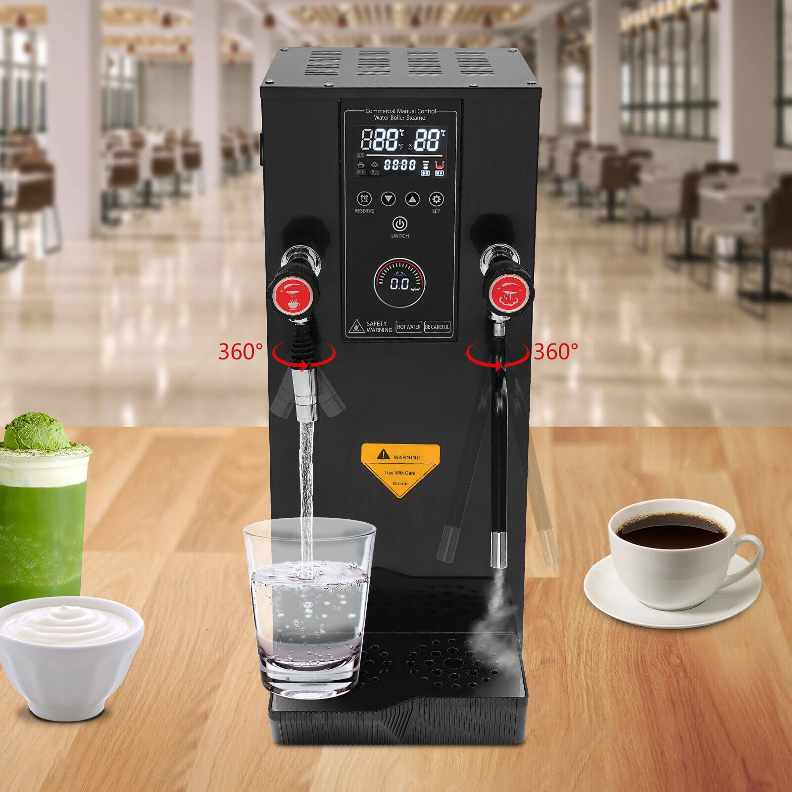 3.2gal Hot Water Machine Stainless Steel Timing Water Boiler Drink ...