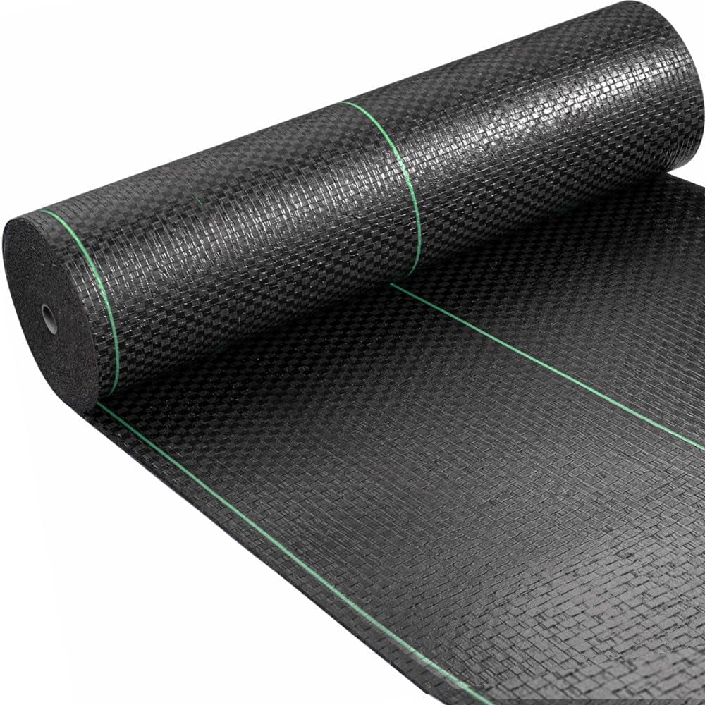 3.2oz 4ft x 100ft Weed Barrier Landscape Fabric Heavy Duty Ground Cover ...