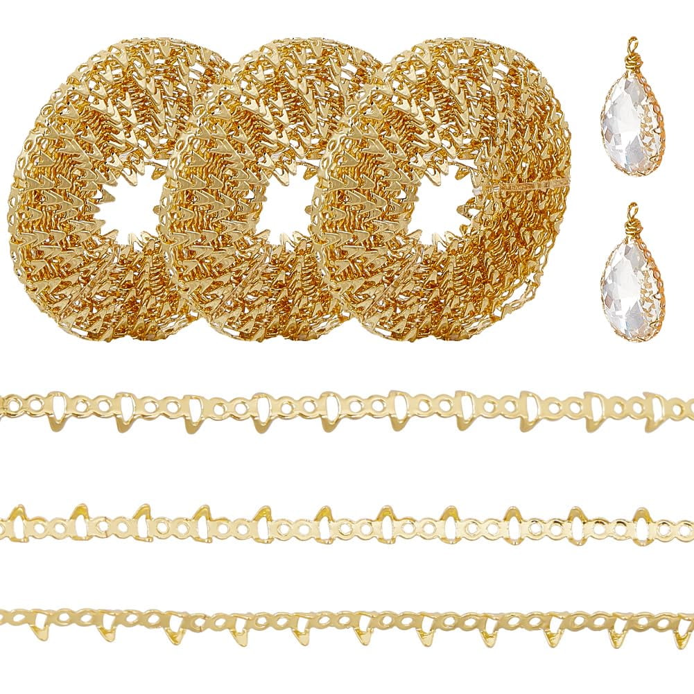 3.2yards 18k Gold Plated Copper Bezel Strip Gallery Wire Copper Craft ...