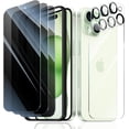 3+3+1+1-Pack, Privacy Screen Protector and Camera Lens Protector for ...