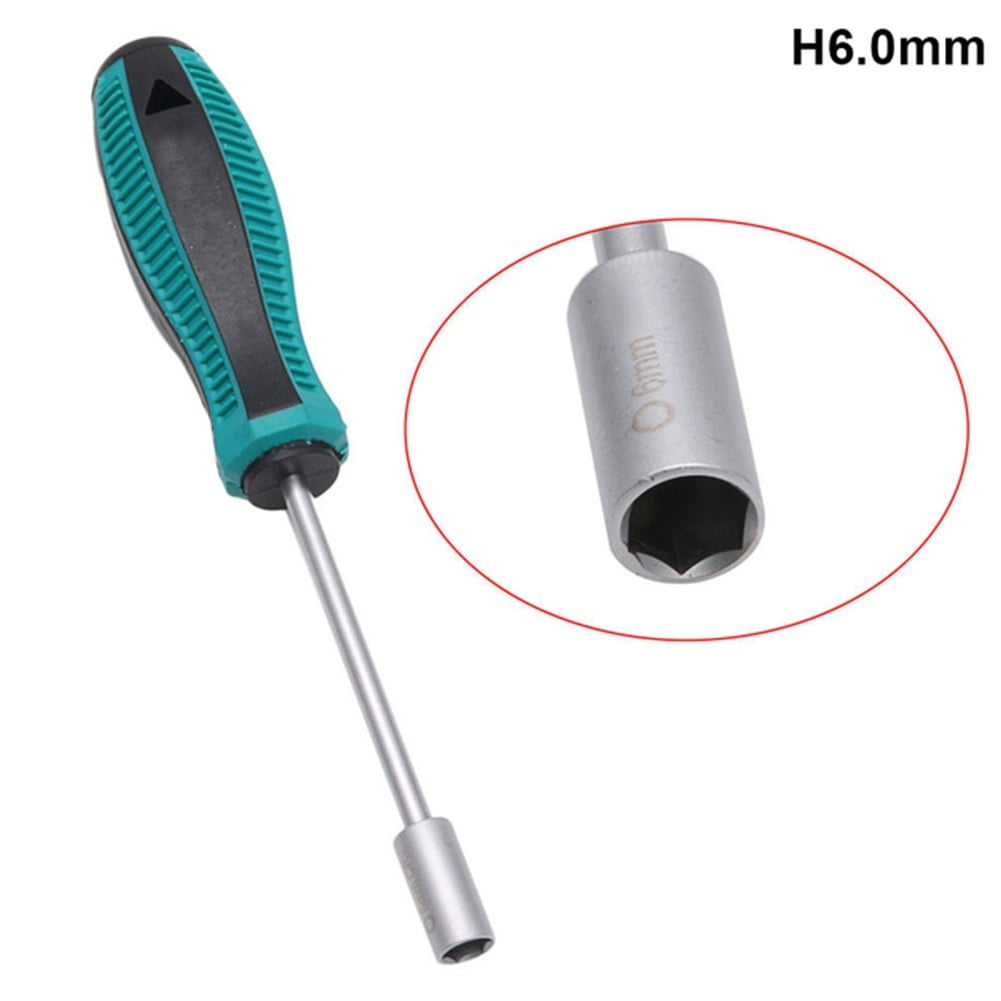3/3.5/4/4.5/5/5.5/6mm Socket-Screwdriver Steel Socket Driver Wrench ...