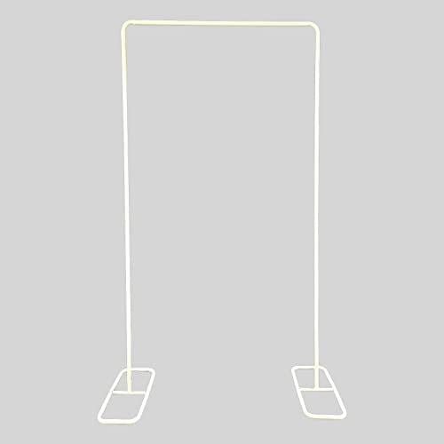 3.3 * 6.6 ft Square Metal Wedding Arch Stand, White Arch Frame Stand ...