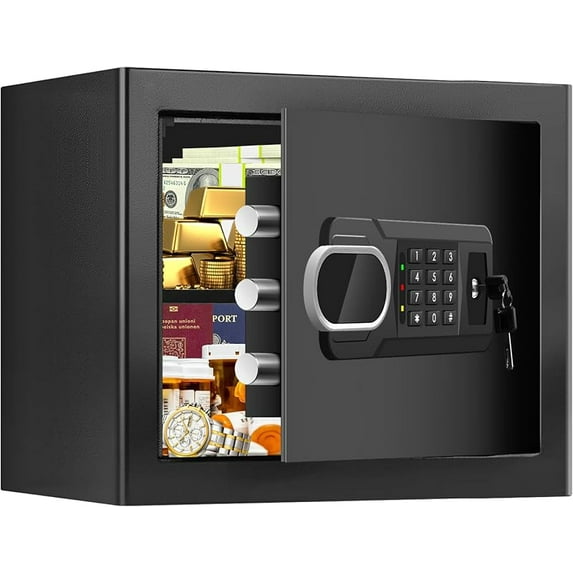 3.3 Cubic Feet Large Home Safes Water and Fireproof with Digital Keypad ...