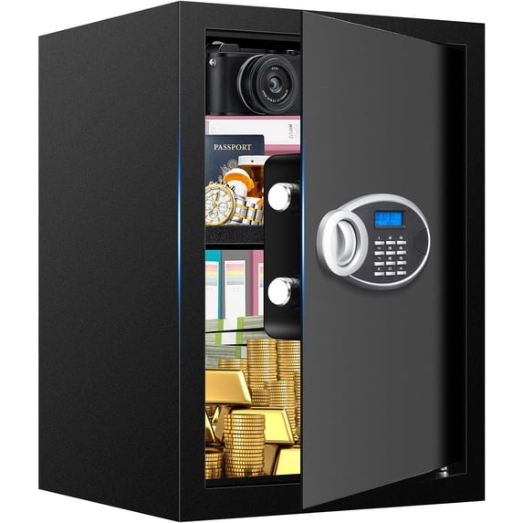 3.3 Cubic Safe Fireproof , Digital Safe Box with Programmable Keypad ...