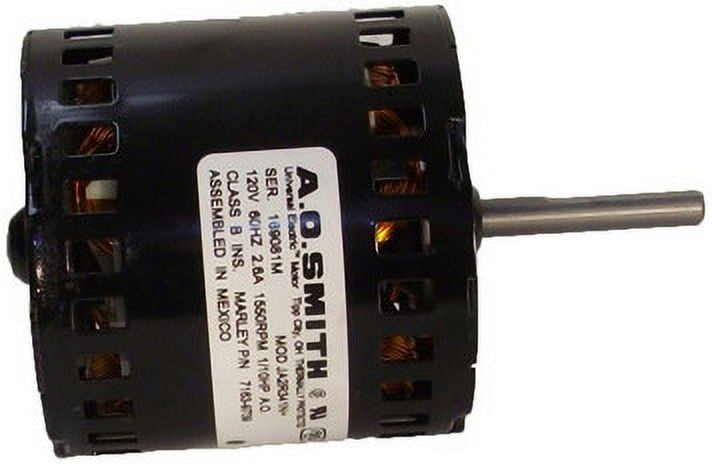 3.3" Diameter Qmark Marley Electric Motor 1550 RPM 2.6 amps, 120V ...
