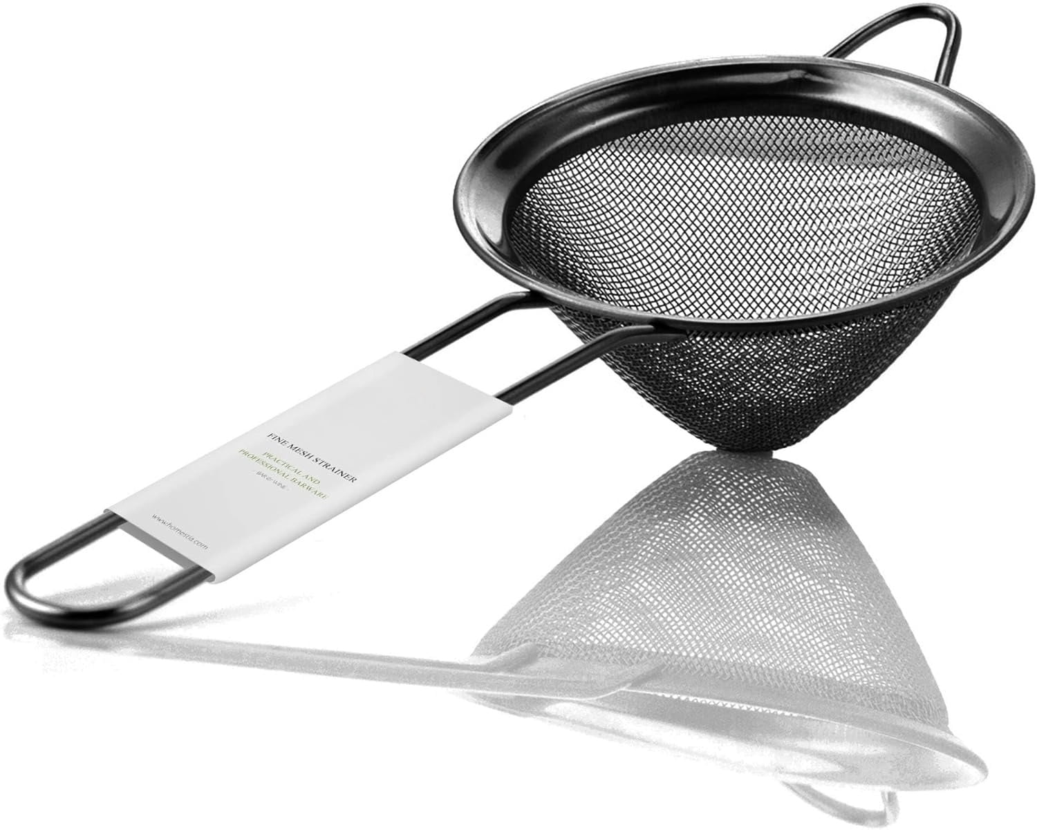 3.3" Fine Mesh Strainer for Kitchen, 304 Stainless Steel Cocktail Sieve ...