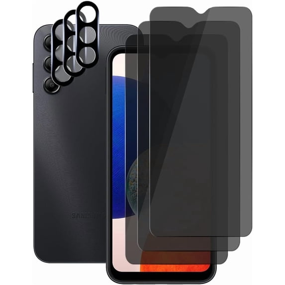 (3+3) For Samsung Galaxy A14 4G / 5G (3 Pack) Privacy Screen Protector ...